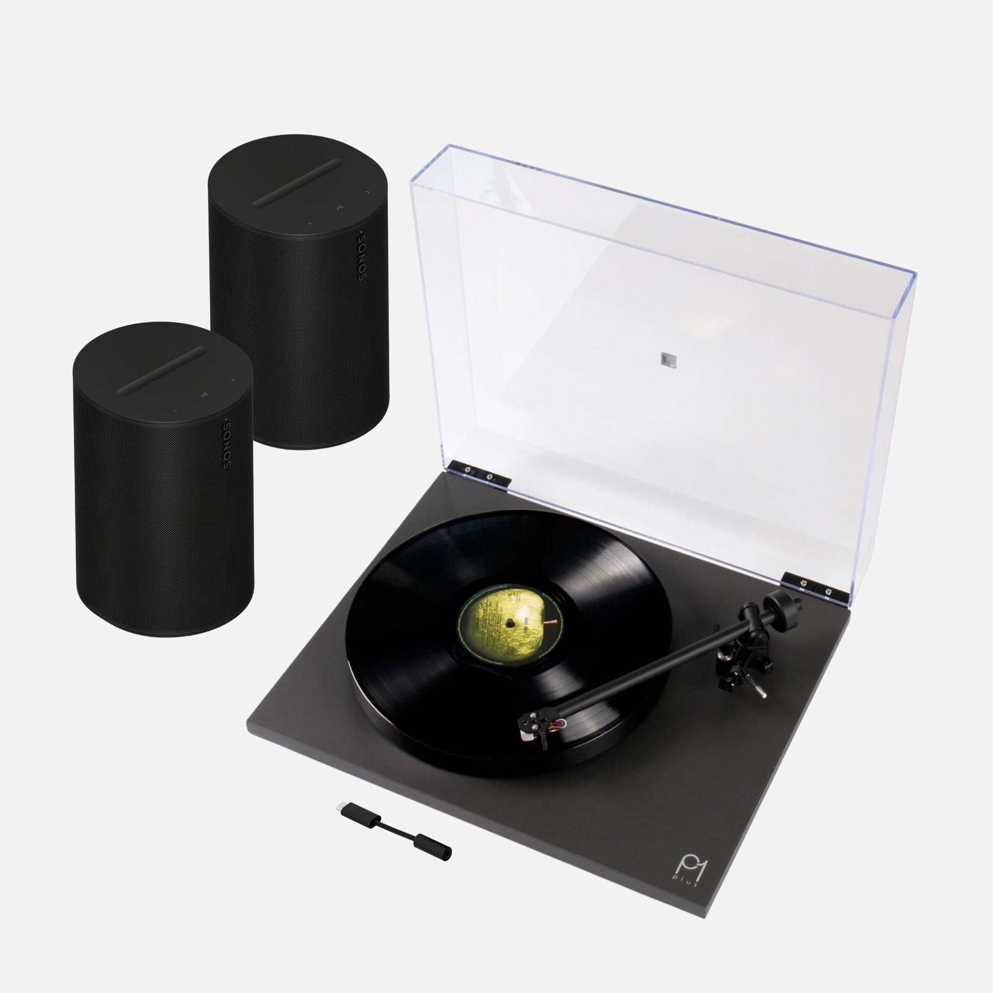 Buy Rega Planar 1 Plus & 2 x Sonos Era 100 SL inc. Line-In Adapter ...