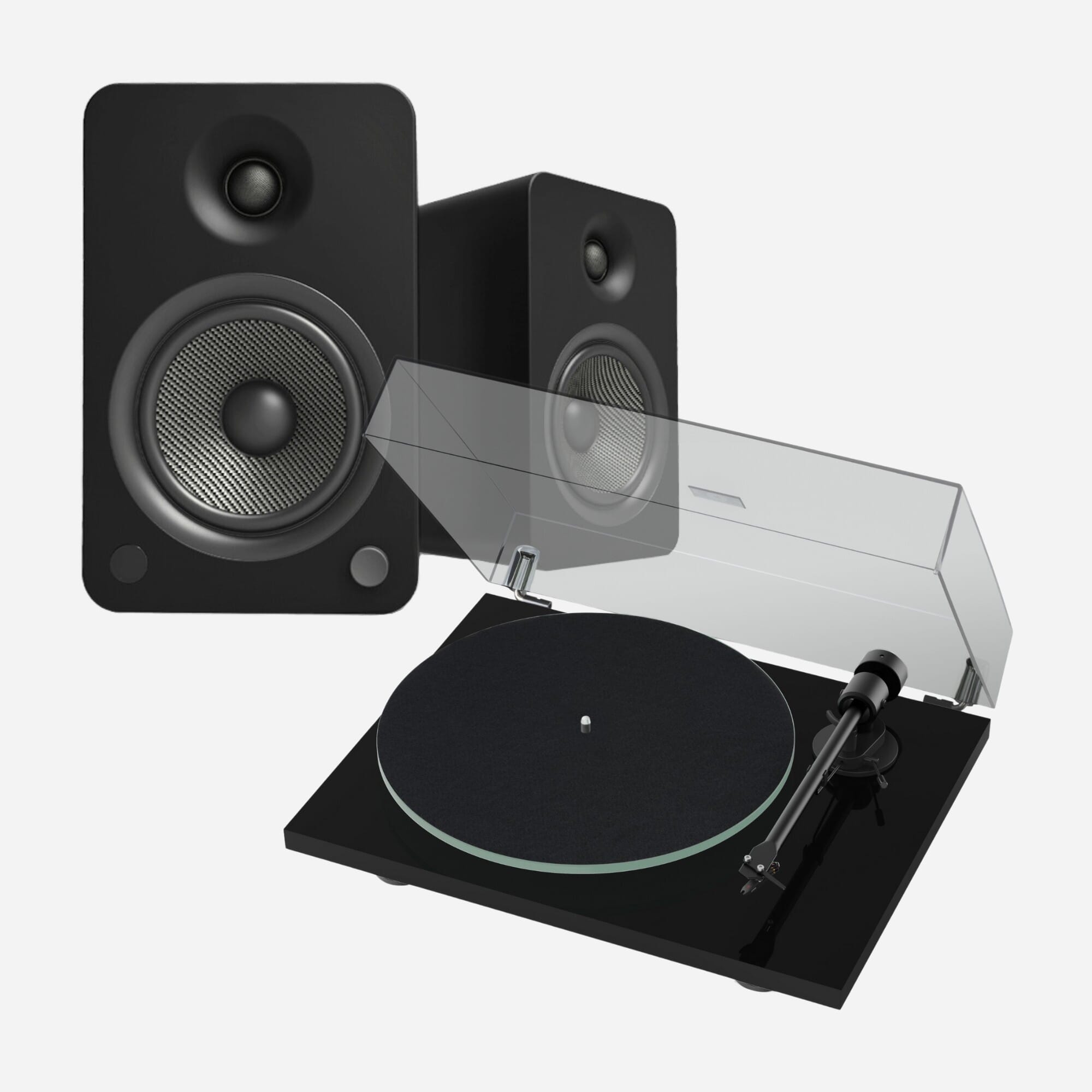 Pro-Ject T1 EVO + Kanto YU6 Turntable Bundle | Smart Home Sounds