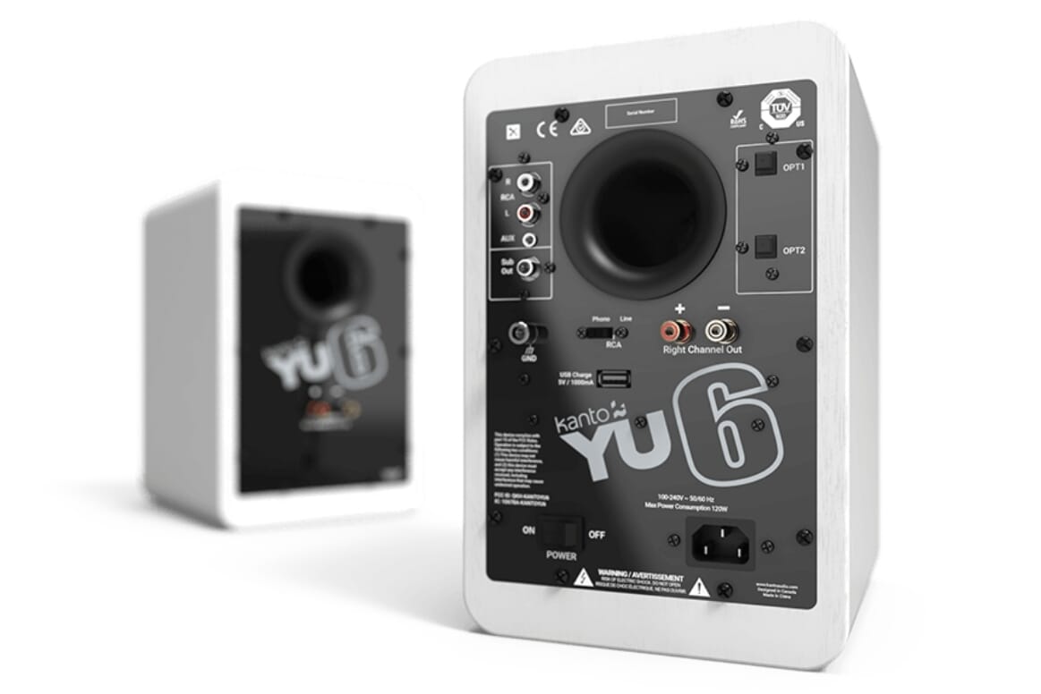 Kanto YU6 Powered Bookshelf Speakers | Smart Home Sounds