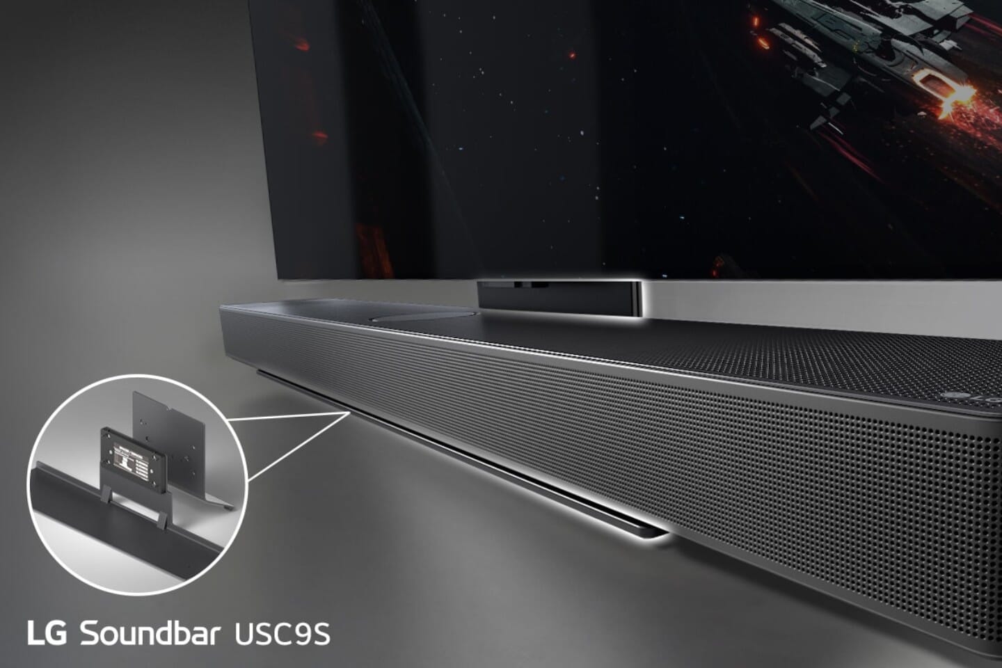 LG USC9S | 3.1.3ch Dolby Atmos Soundbar & Subwoofer | Smart Home Sounds