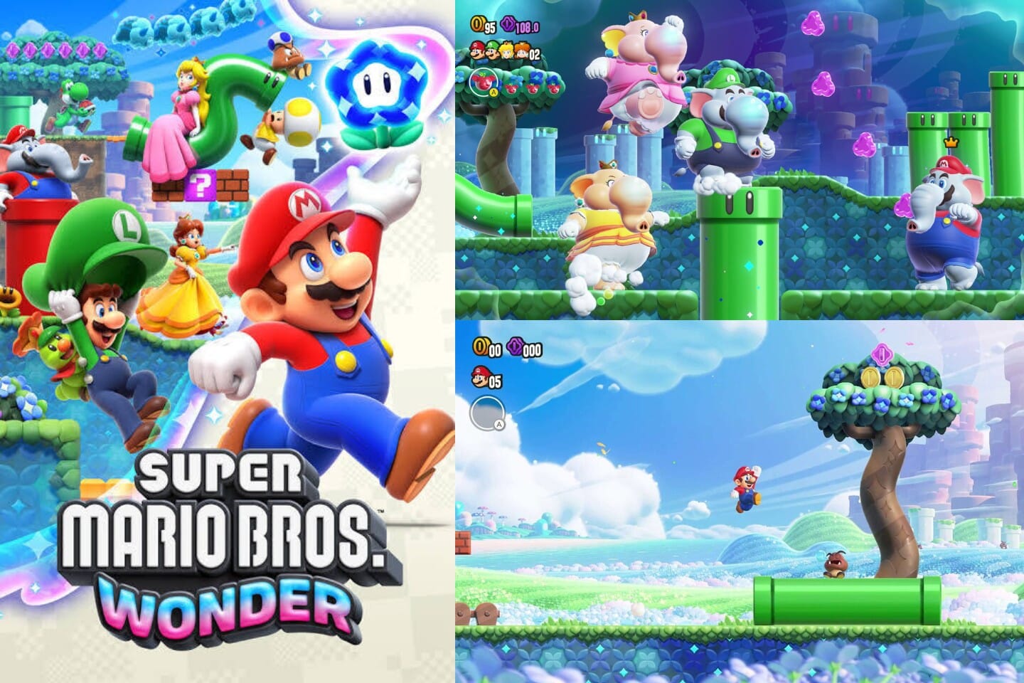 Nintendo Switch OLED Console & Super Mario Bros. Wonder Bundle | Smart ...