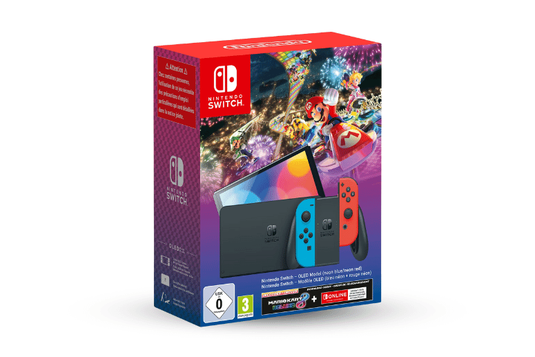 Nintendo Switch OLED & Mario Kart 8 Deluxe Bundle | Smart Home Sounds