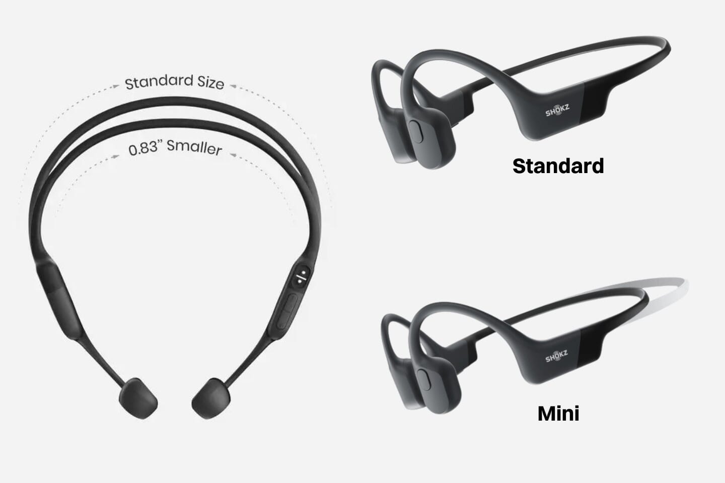 Shokz OpenRun | Open-Ear Bone Conduction Headphones | Smart Home Sounds