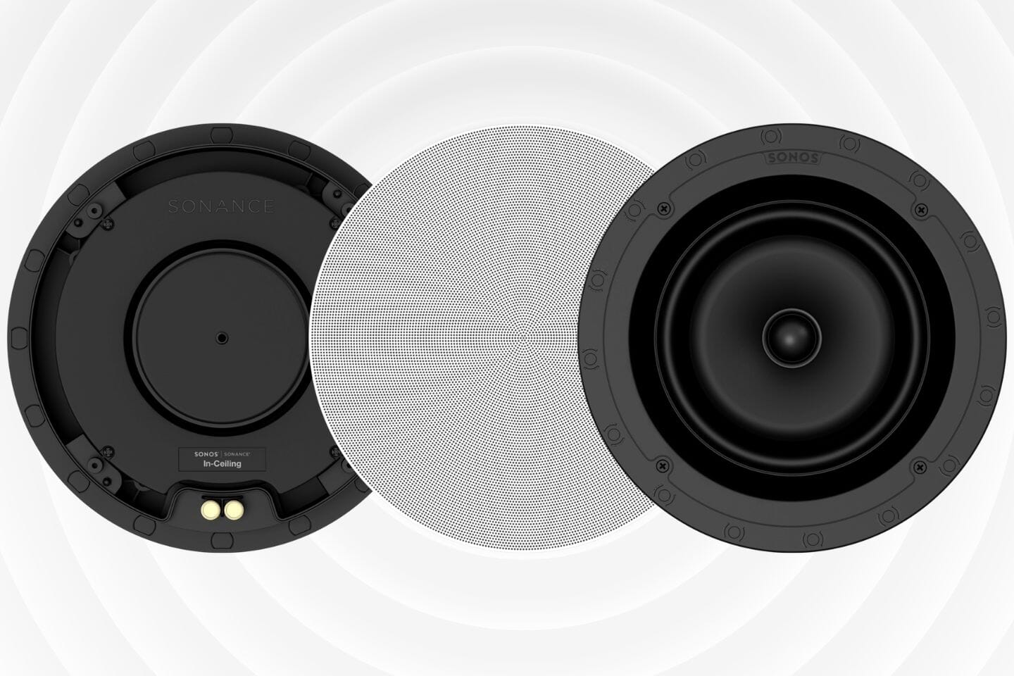 Sonos In-Ceiling Speaker By Sonance | 8-inch (Pair) | Smart Home Sounds