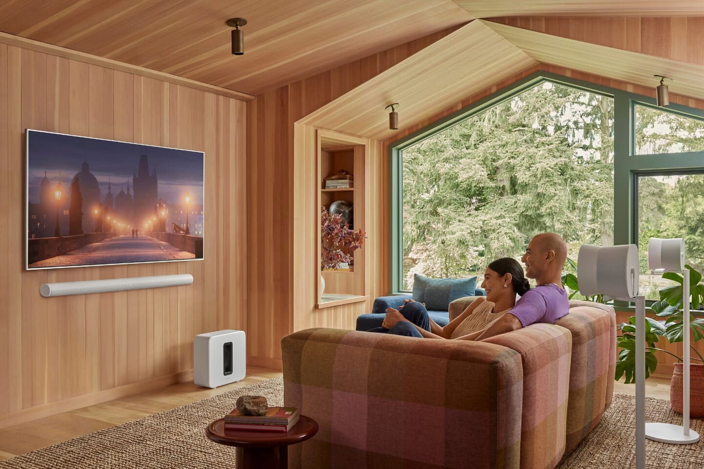 Sonos Arc Ultra + 2x Sonos Era 300 Surround Sound Speaker Bundle ...